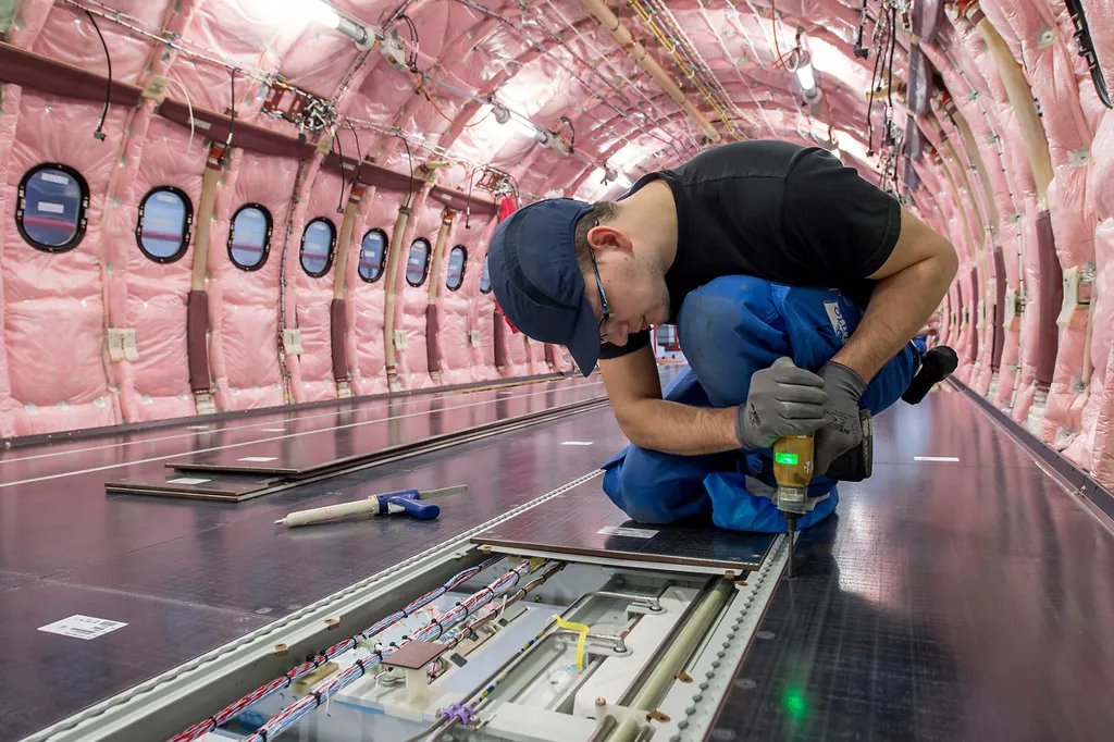 Optimise aircraft repairs with Airbus-designed floor panels